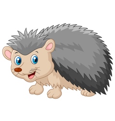 Cute hedgehog cartoon Royalty Free Vector Image