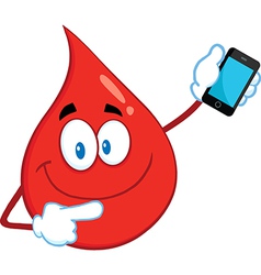 Blood drop cartoon Royalty Free Vector Image - VectorStock