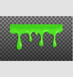 Realistic green slime Royalty Free Vector Image