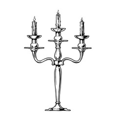 Candlestick Royalty Free Vector Image - VectorStock