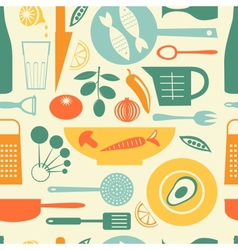 Kitchen pattern Royalty Free Vector Image - VectorStock