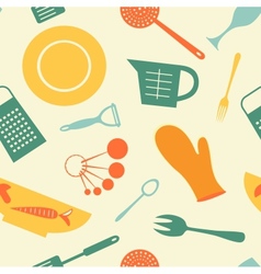 Kitchen pattern Royalty Free Vector Image - VectorStock