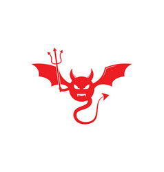 Devil logo Royalty Free Vector Image - VectorStock