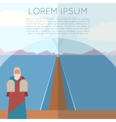 Set of moses Royalty Free Vector Image - VectorStock