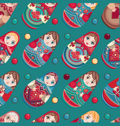 Matryoshka babushka doll Royalty Free Vector Image