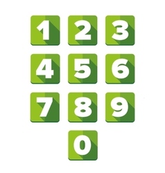 Number blocks Royalty Free Vector Image - VectorStock