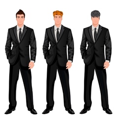 Business team set Royalty Free Vector Image - VectorStock