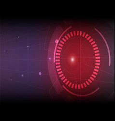 Abstract technology digital hi tech hexagons Vector Image