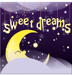 Sweet dreams frame Royalty Free Vector Image - VectorStock
