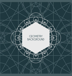 Magic geometry signs Royalty Free Vector Image