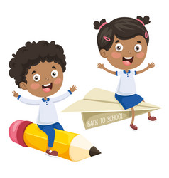 Cartoon students Royalty Free Vector Image - VectorStock
