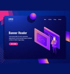 Programming web banner Royalty Free Vector Image