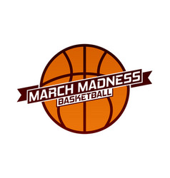 Basketball logo Royalty Free Vector Image - VectorStock