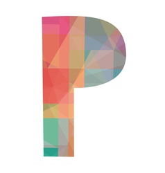 Alphabet beer p Royalty Free Vector Image - VectorStock