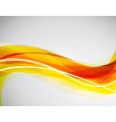 Color hand-drawing wave sunny background gradient Vector Image