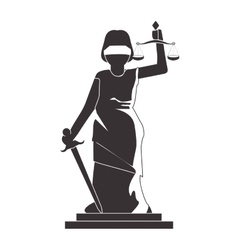 Blind justice Royalty Free Vector Image - VectorStock