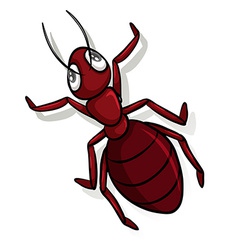 Happy ant cartoon Royalty Free Vector Image - VectorStock