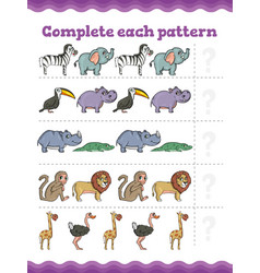 Task for preschool children Royalty Free Vector Image