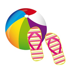 Beach ball Royalty Free Vector Image - VectorStock