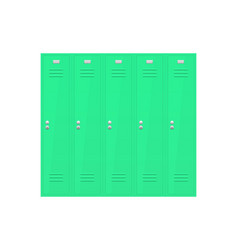 Lockers outline drawing Royalty Free Vector Image