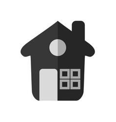 Home pictograph house Royalty Free Vector Image