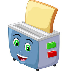 Happy bread cartoon Royalty Free Vector Image - VectorStock