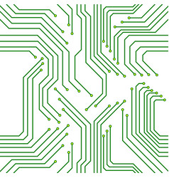 Circuit board seamless pattern background Vector Image