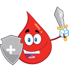 Blood drop cartoon Royalty Free Vector Image - VectorStock