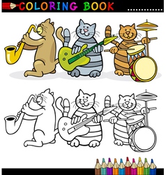 Cartoon duck coloring book Royalty Free Vector Image