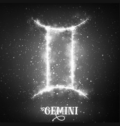 Gemini luminous Royalty Free Vector Image - VectorStock