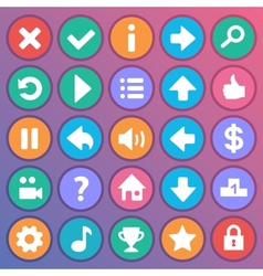 Flat game graphics icon question Royalty Free Vector Image