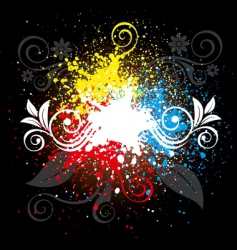 Graffiti paint splatter vector by mikemcd - Image #88018 - VectorStock