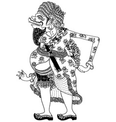 Semar Royalty Free Vector Image - VectorStock