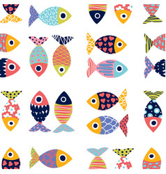 Colorful decorative fish Royalty Free Vector Image