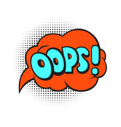 Pop art style sticker Royalty Free Vector Image