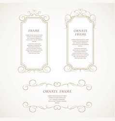 Simple decorative frame Royalty Free Vector Image