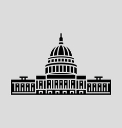 Capitol logo design Royalty Free Vector Image - VectorStock