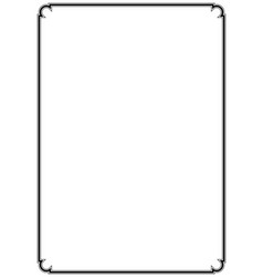 Retro page border Royalty Free Vector Image - VectorStock