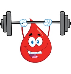 Blood drop cartoon Royalty Free Vector Image - VectorStock