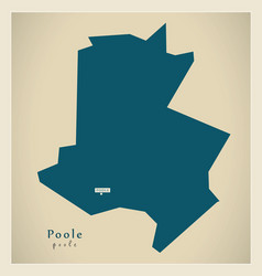 Modern map - copeland district uk Royalty Free Vector Image