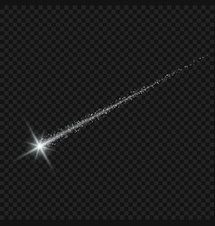 Magic light glow effect stars bursts Royalty Free Vector