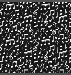 Music notes background Royalty Free Vector Image