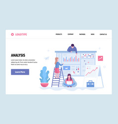 Web site gradient design template software Vector Image