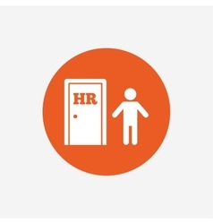 Human resources sign icon hr symbol Royalty Free Vector