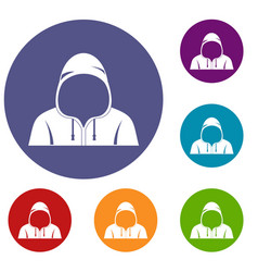 Hood icon simple style Royalty Free Vector Image