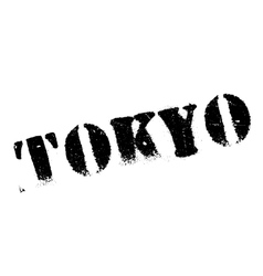 Tokyo stamp on white Royalty Free Vector Image