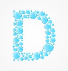 Alphabet letter d Royalty Free Vector Image - VectorStock