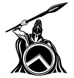 Spartan black signs Royalty Free Vector Image - VectorStock