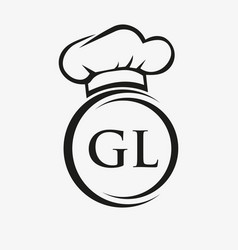 Initial letter sk restaurant logo template Vector Image