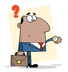 Running late to school Royalty Free Vector Image